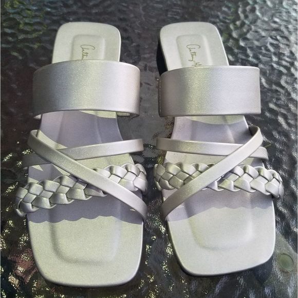 Anthony Mark Hankins | Shoes | Nib Silver Sandals | Poshmark